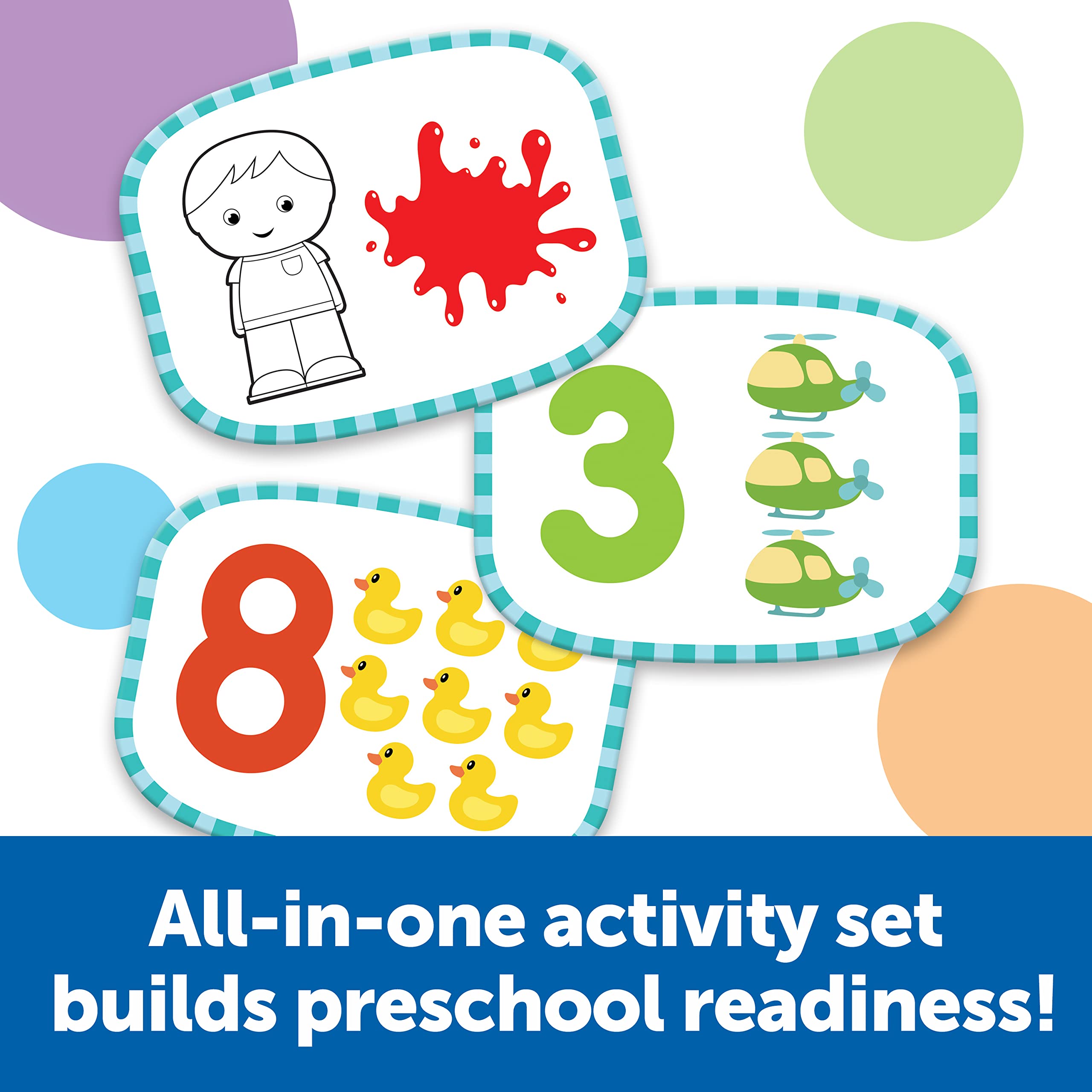 Learning Resources Skill Builders! Toddler 1-10 Counting Kids, Educational Toys, Toddler Activities, Color Teaching Toys, 20 Pieces, Age 2+