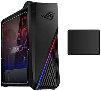 ASUS ROG Premium Gaming Desktop | 11th Gen Intel Core i7-11700F | 32GB RAM | 1TB SSD +1TB HDD | NVIDIA GeForce RTX 3070 | Black | Windows 10 | with Mouse Pad Bundle