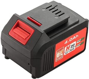 dextra 20v 4.0ah lithium-ion battery for all power tools, battery replacement