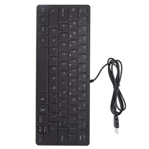 Byged Wired Gaming Keyboard, 64 Keys Mini RGB Keyboard 3 Backlights Desktop Notebook Computer Keyboards with Long Service Life, for Desktop Laptop