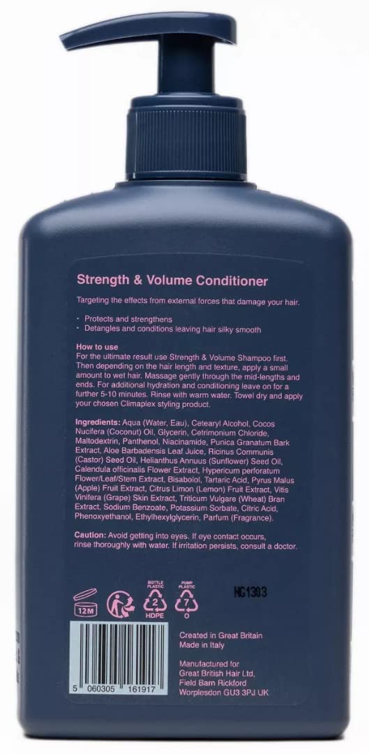 C P Climaplex Strength and Volume Shampoo and Conditioner SET. 13.5 Oz Bottles Each. Repairs, Hydrates, Protects and Add Volume to the Hair.