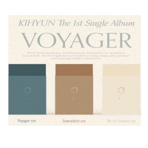 kihyun - voyager 1st single album [ set ver.] 3album