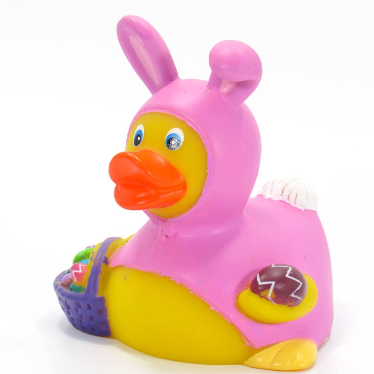 Easter Bunny Pink Rubber Duck Bath Toy | Weighted and Sealed | Safe for Children All Ages | 100's of Styles to Chose | Collect Them All | 3 x 3.5 x 3