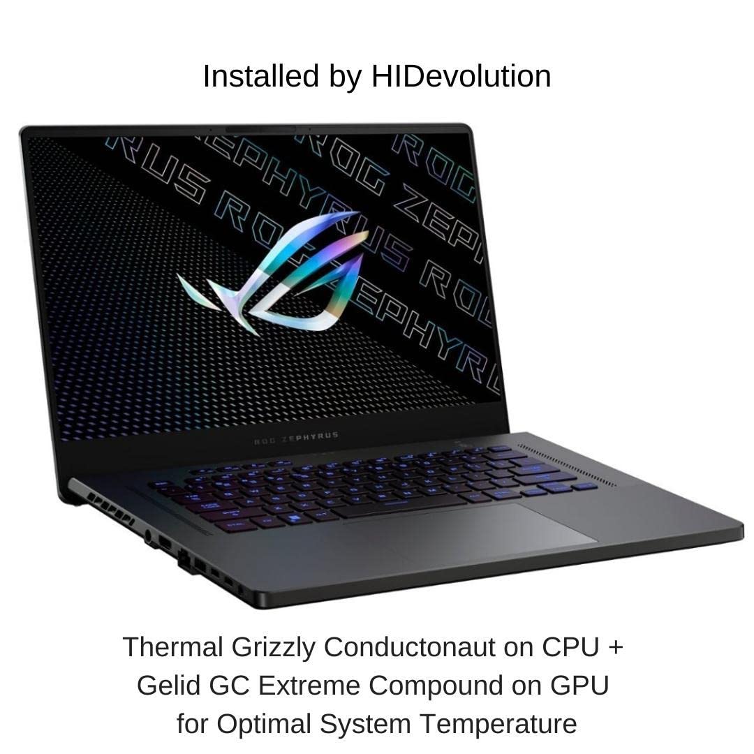 HIDevolution ASUS ROG Zephyrus G15 GA503RW 15.6" QHD 165Hz, 3.3 GHz AMD Ryzen 9 6900HS, RTX 3070 Ti, 40 GB 4800MHz RAM, 4 TB PCIe SSD, Windows 11 Pro