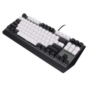 byged mechanical keyboard, 87 keys rgb backlight usb keyboard wired keyboard computer gaming keyboard with custom function, for win system