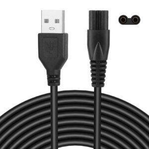 head shaver replacement charging cord, power cord rechargeable usb cable usb data line for electric shaver