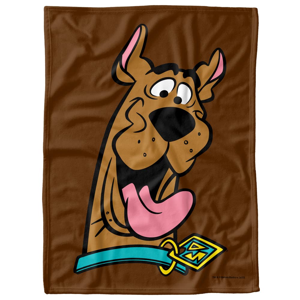 LOGOVISION Scooby Doo Lightweight Baby Blanket, 30"X40", Scooby Happy Unisex for Infants Girls & Boys