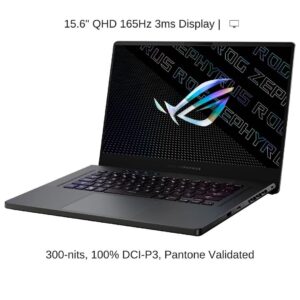 HIDevolution ASUS ROG Zephyrus G15 GA503RW 15.6" QHD 165Hz, 3.3 GHz AMD Ryzen 9 6900HS, RTX 3070 Ti, 40 GB 4800MHz RAM, 4 TB PCIe SSD, Windows 11 Pro