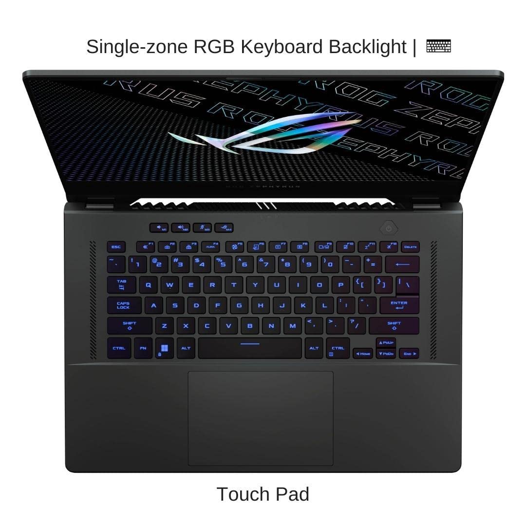 HIDevolution ASUS ROG Zephyrus G15 GA503RW 15.6" QHD 165Hz, 3.3 GHz AMD Ryzen 9 6900HS, RTX 3070 Ti, 40 GB 4800MHz RAM, 4 TB PCIe SSD, Windows 11 Pro