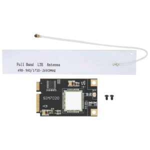 yoidesu pci‑e module, pci‑e 7020g module card sim7020g chip diy programming module with lte antenna for lilygo®ttgo t‑pcie m2m applications