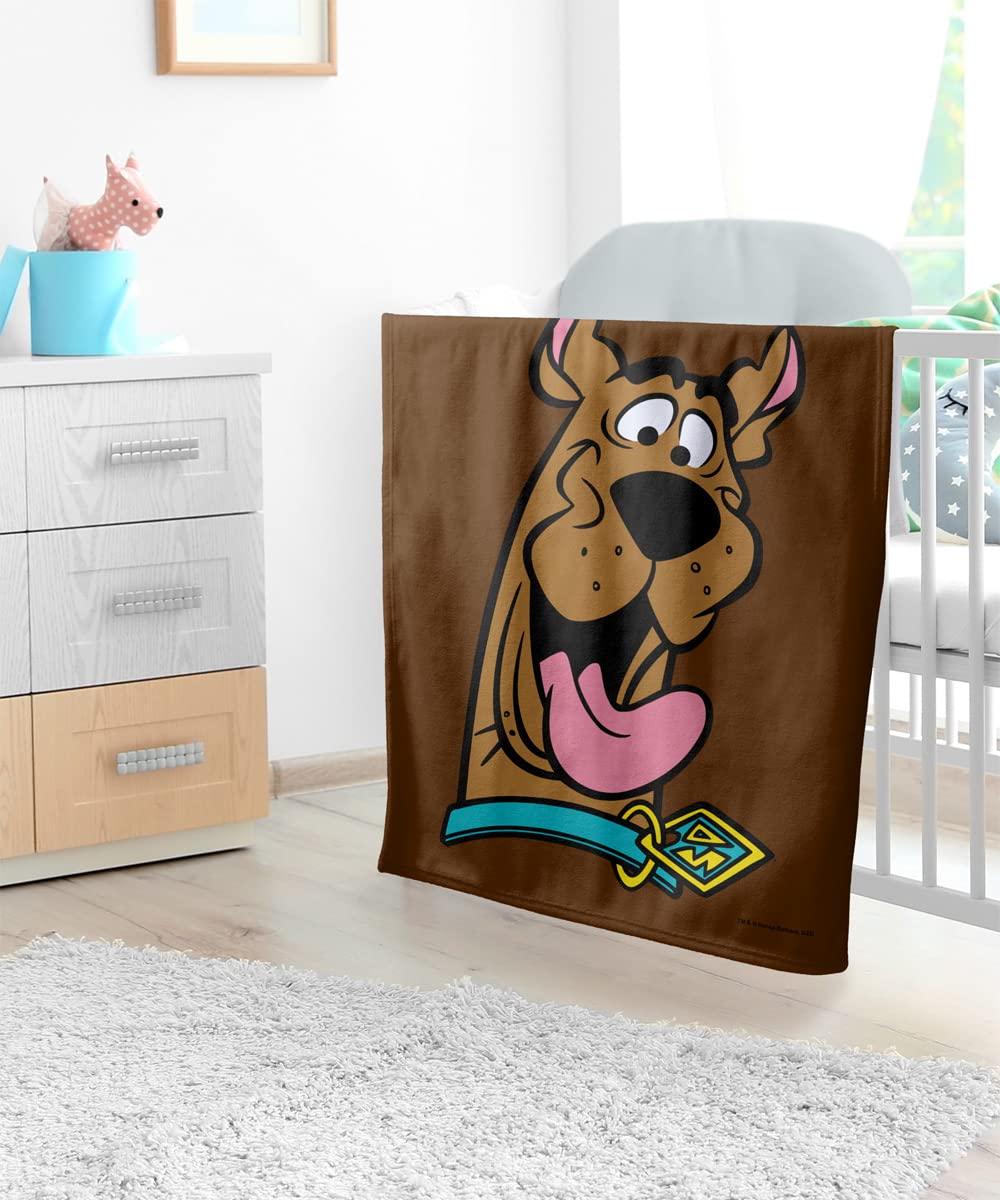 LOGOVISION Scooby Doo Lightweight Baby Blanket, 30"X40", Scooby Happy Unisex for Infants Girls & Boys