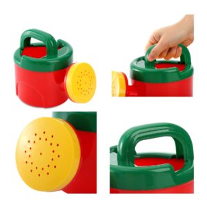 Nicunom 3 Pack Plastic Watering Cans for Kids, Sand and Beach Toy Watering Can Toys Kid Garden Water Can Children Sprayer Water Cans Kid Sprinkler Bath Cans Boy Girl Toy Gift