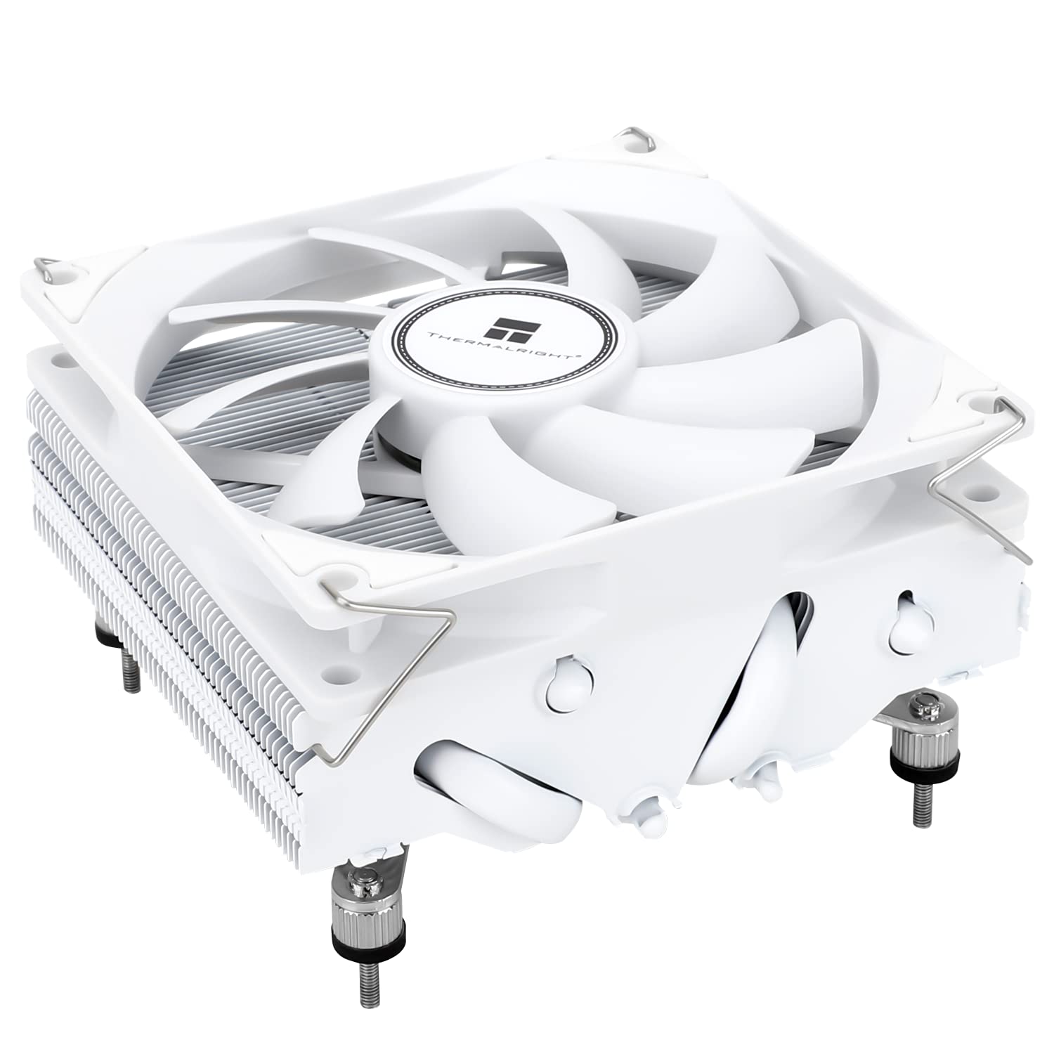 Thermalright AXP90 X47 White Low Profile CPU Air Cooler, 47mm Height, TL-9015W Slim PWM CPU Fan, AGHP Technology, Computer ITX Heatsink Cooler, for AMD:AM4 AM5/Intel 1150/1151/1200/1700