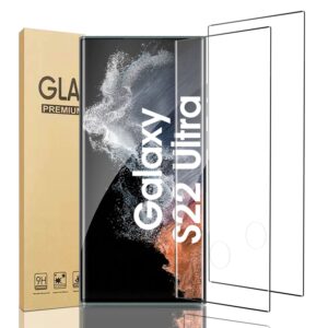 cbus wireless [2-pack] glass screen protector for samsung galaxy s22 ultra