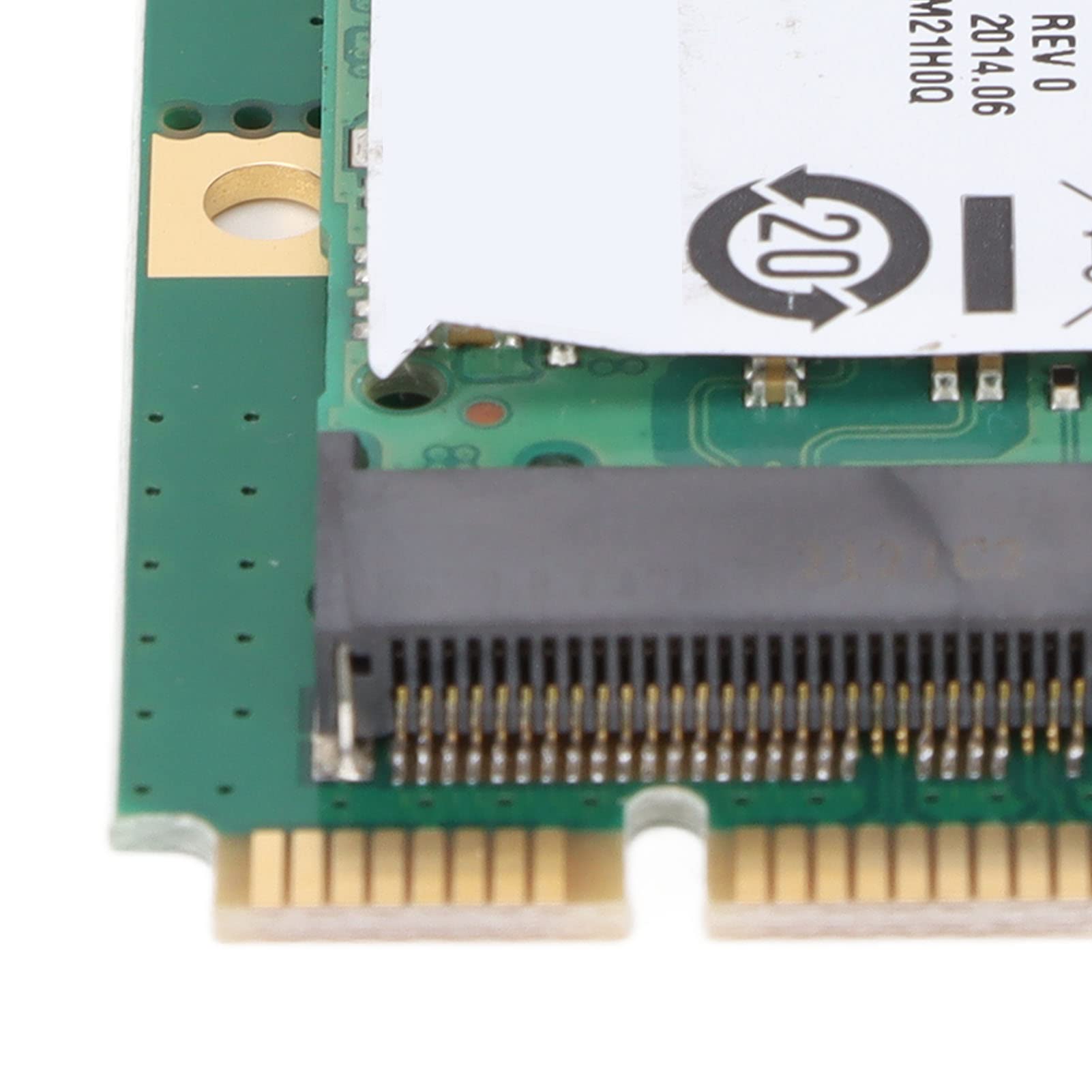 Gaeirt MSATA Adapter Card, Stable Easy to Use SSD Hard Drive Simple Installation for Computer