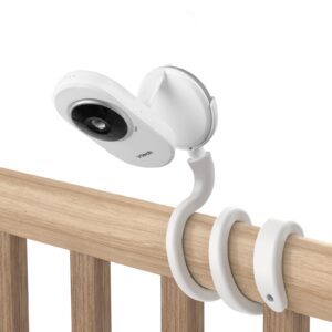 baby monitor mount for vtech baby monitor vm350, vm320, vm901 for mounting baby camera on crib no drill(1 pack)