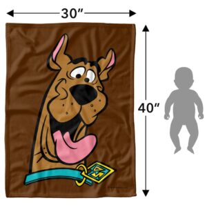 LOGOVISION Scooby Doo Lightweight Baby Blanket, 30"X40", Scooby Happy Unisex for Infants Girls & Boys