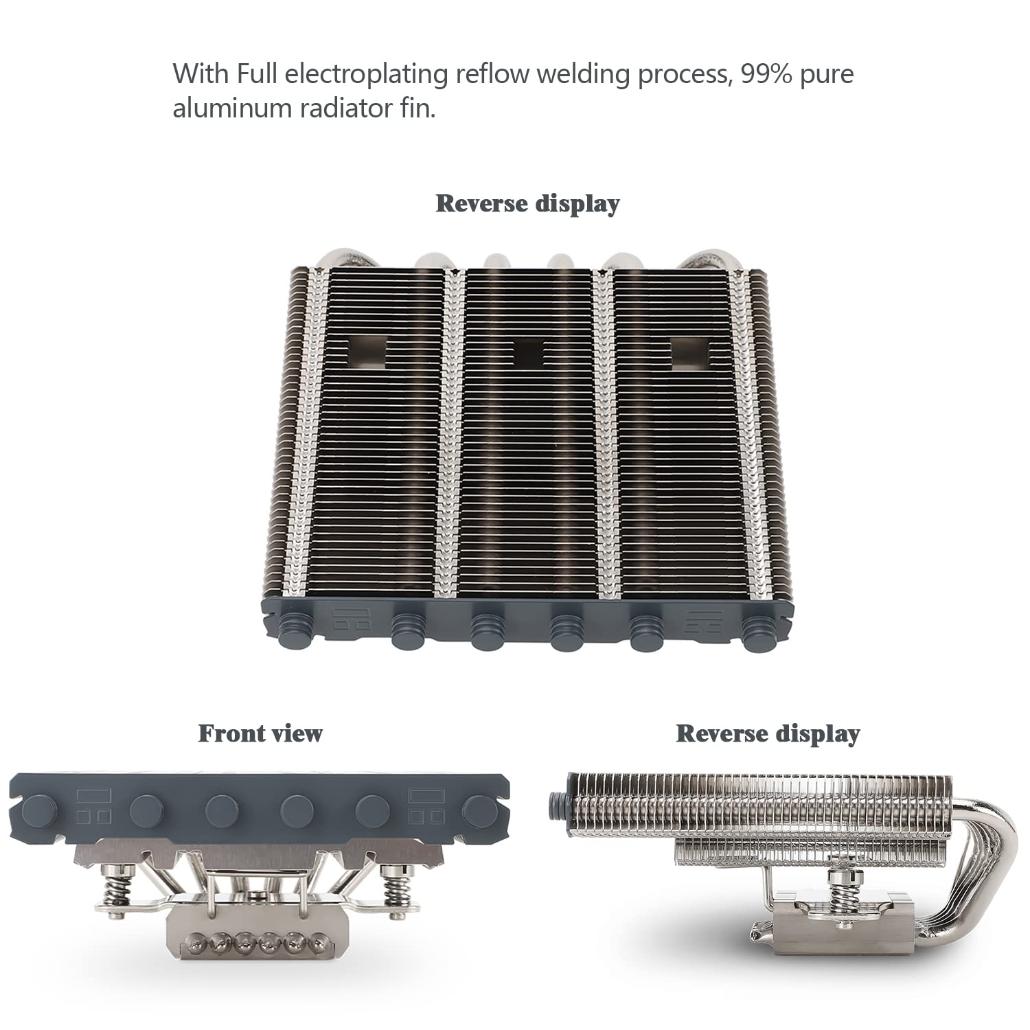 Thermalright AXP120-X67 Low Profile CPU Air Cooler with Quite 120mm TL-12015 PWM Fan, 4 Heat Pipes, 67mm Height, for AMD AM4/AM 5/Intel LGA 1700/1150/1151/1155/1156/1200