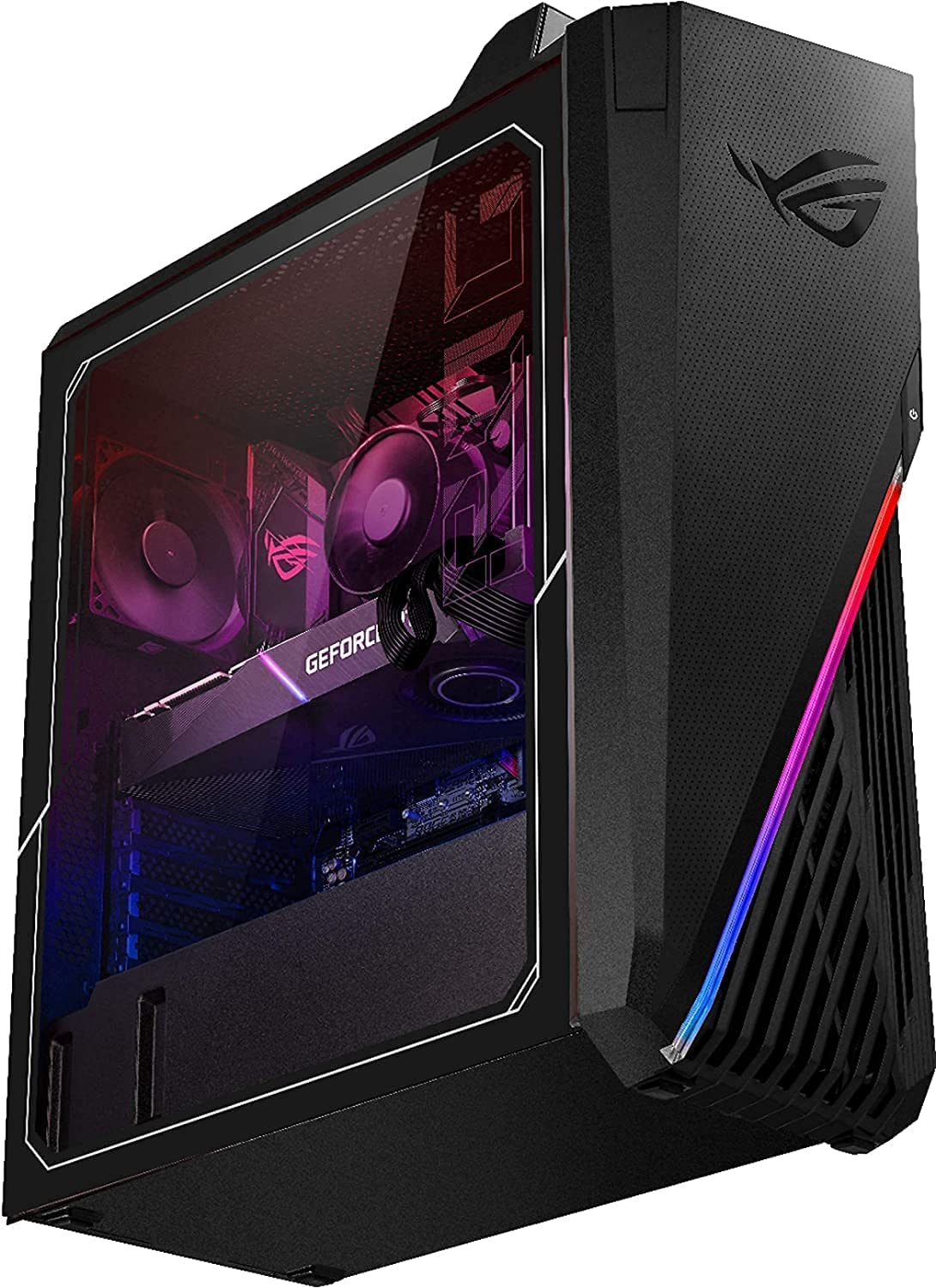 ASUS ROG Premium Gaming Desktop | 11th Gen Intel Core i7-11700F | 32GB RAM | 1TB SSD +1TB HDD | NVIDIA GeForce RTX 3070 | Black | Windows 10 | with Mouse Pad Bundle