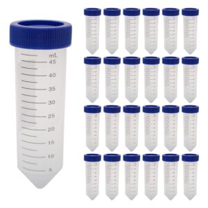 millsyn centrifuge tubes, conical bottom, eo sterile, autoclavable, leakproof (50ml, 25 tubes with caps)