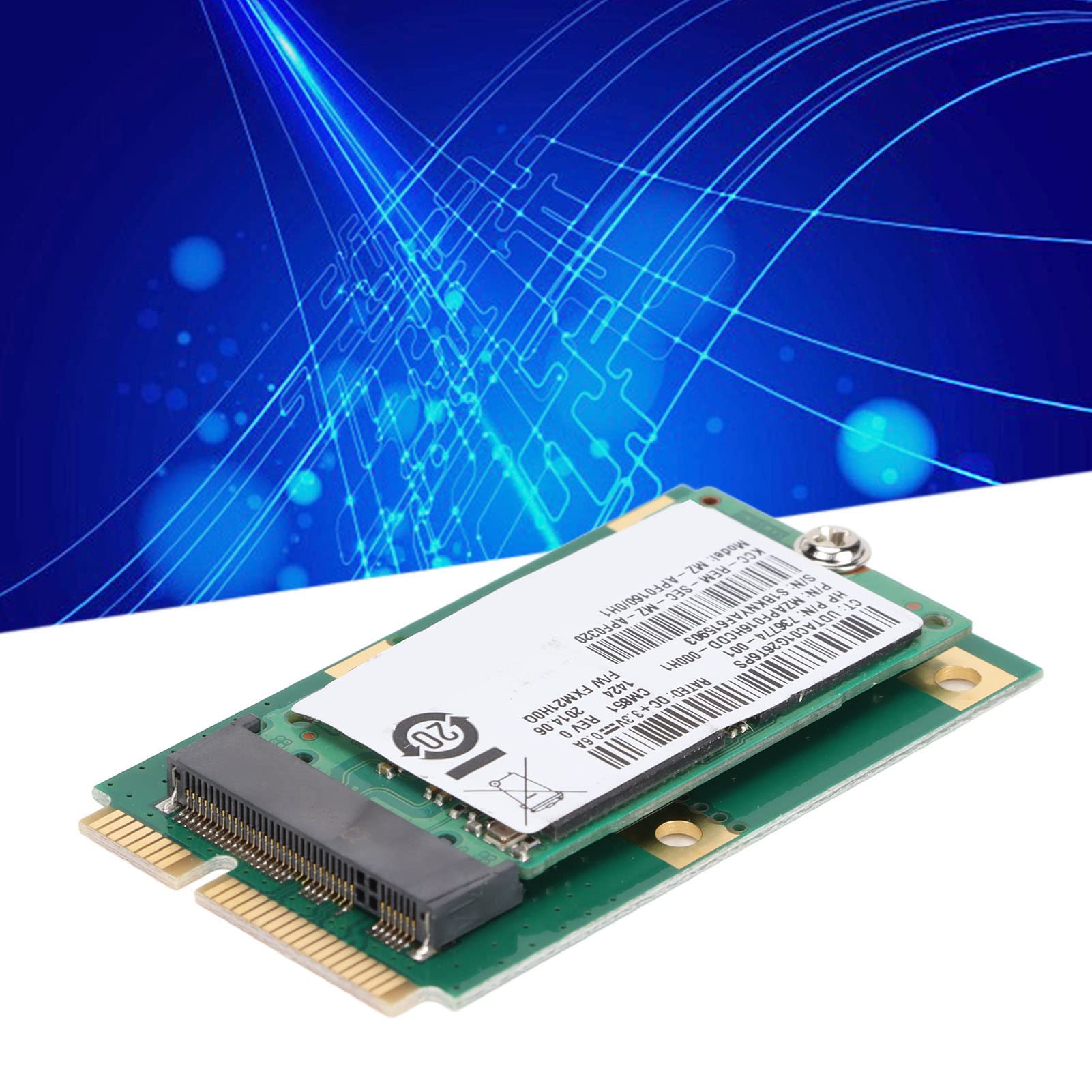 Gaeirt MSATA Adapter Card, Stable Easy to Use SSD Hard Drive Simple Installation for Computer