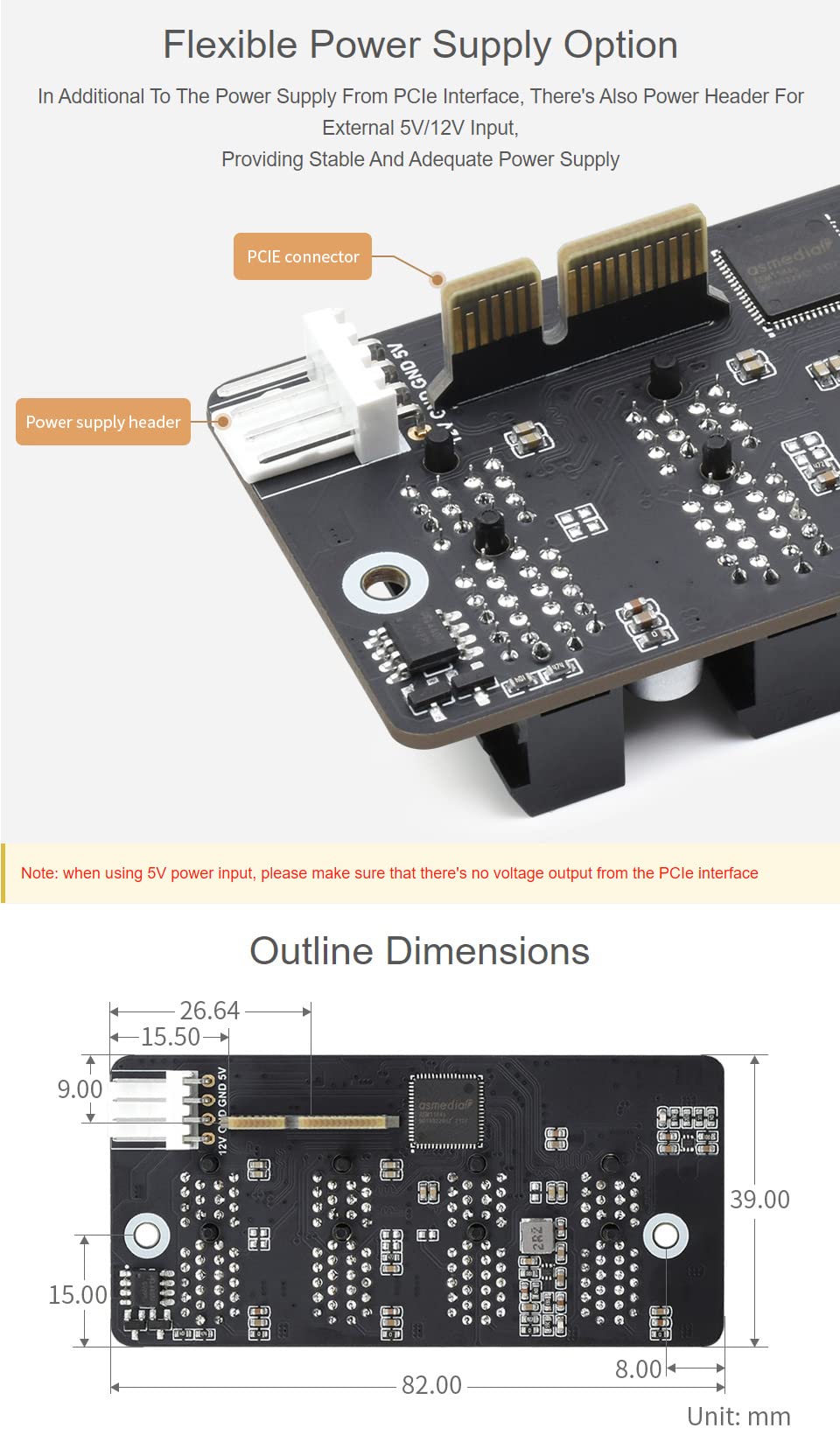 waveshare Extended 4-Ch PCIe Gen 2 ×1 Expander Stable Performance Driver-Free Plug & Play