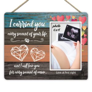 miscarriage picture frames for pregnancy loss, sonogram memorial photo frame for baby loss remembrance keepsake - f001