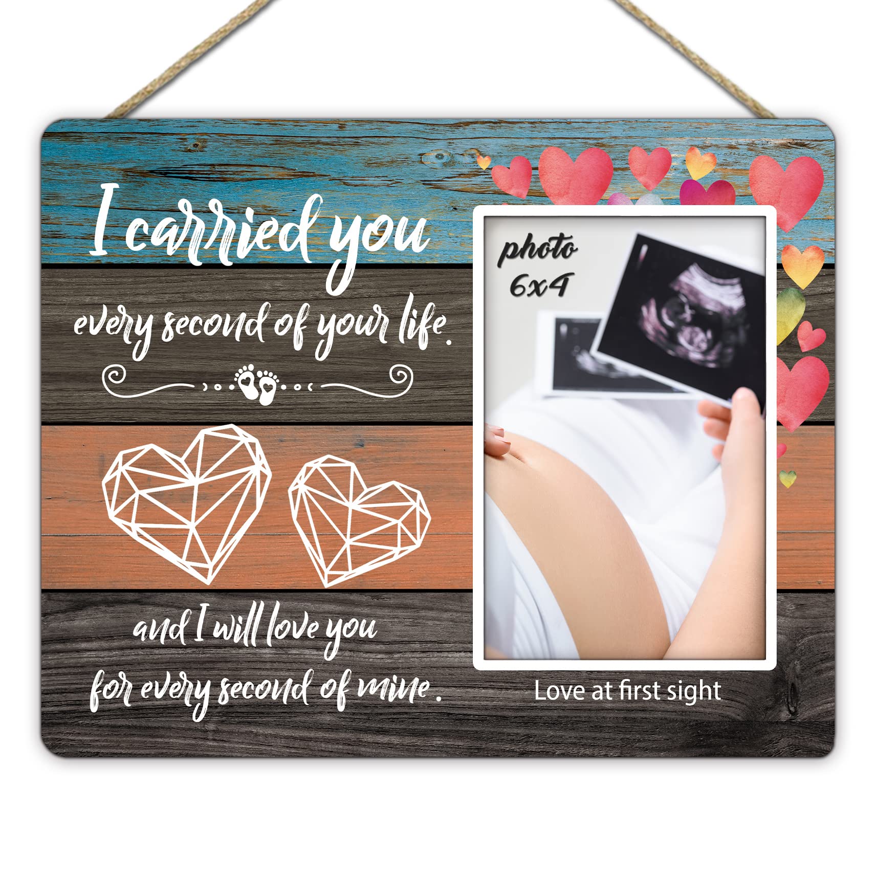 Miscarriage Picture Frames for Pregnancy Loss, Sonogram Memorial Photo Frame for Baby Loss Remembrance Keepsake - F001