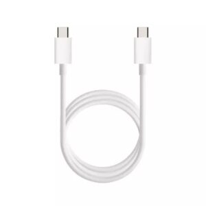 usb c to usb c charging & data cable- 1 meter - white