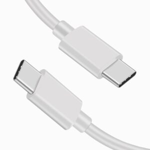 USB C to USB C Charging & Data Cable- 1 Meter - White