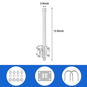 LoRa 915MHZ Antenna 4dBi Gateway Outdoor Indoor Omni-Directional Fiberglass LoRaWan Antenna for Helium Hotspot MNTD RAK Nebra Bobcat 300 SenseCAP M1 SyncroB.it Hotspot Finestra HNT Miner, Eifagur