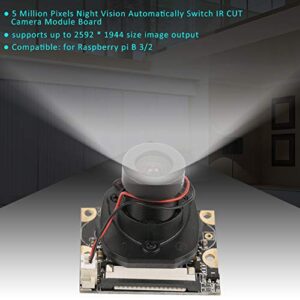 IR Cut Camera Module, Automatically Switch Portable Night Vision Camera Module Board for Raspberry Pi