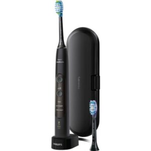 philips sonicare hx9610/17 expertclean 7300 electric toothbrush with brushsync technology and smartimer & brushpacer - (black)