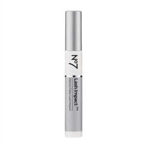 no7 lash impact mascara - black - volumizing mascara for false-lash effect - smudge-free formula for lengthening lashes with oversized cone brush applicator (7ml)