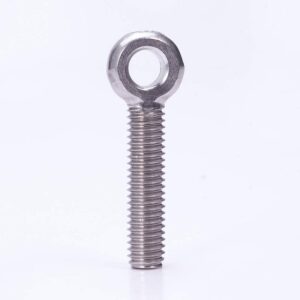 Heyiarbeit M6 x 30mm Machinery Shoulder Swing Lifting Eye Bolt 304 Stainless Steel Metric Thread 10pcs