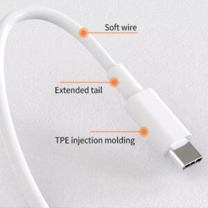 USB C to USB C Charging & Data Cable- 1 Meter - White