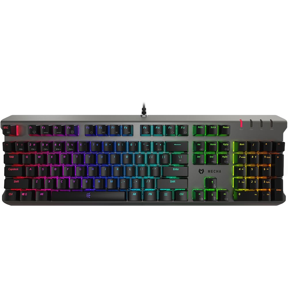 WIZMAX, ZK2 Professional Wired Mechanical Gaming Keyboard