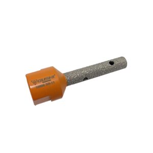 GUSHI Diamond Finger Milling Bit for Enlarging and Shaping Holes on Porcelain,Hard Ceramic,Granite and Marble with 5/8"-11 Thread (10MM)