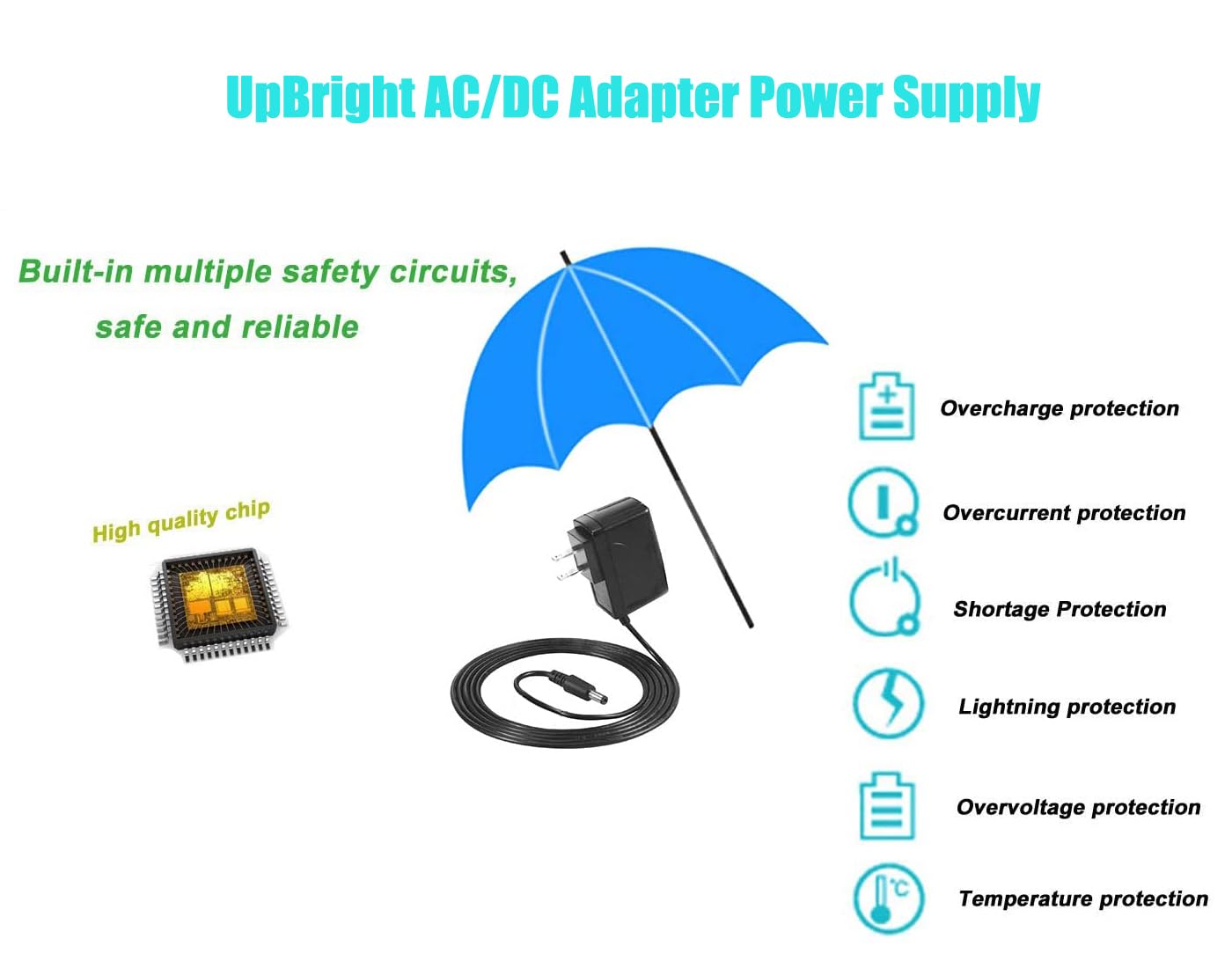 UpBright 12V AC/DC Adapter Compatible with Razor Black Label E100 E 100 12 Volt Sealed Lead-Acid SLA Retractable Battery 90W Kick Electric Hub Motor Scooter 13112148 13112155 Power Supply Cord Charger