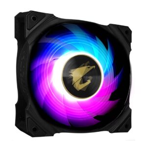 Gigabyte AORUS 120mm Sleeve Bearing ARGB Computer Case Fan, Black