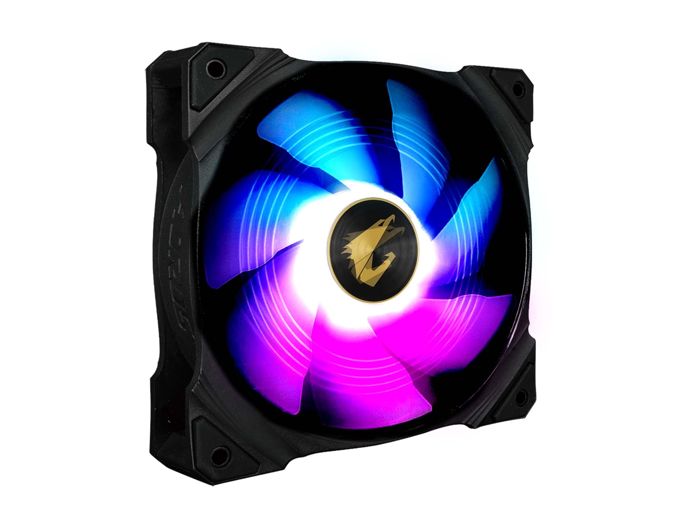 Gigabyte GP-AR140RFAN - AORUS 140mm Sleeve Bearing ARGB Computer Case Fan, Black