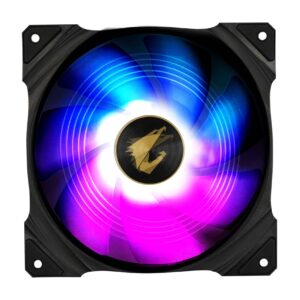 Gigabyte GP-AR140RFAN - AORUS 140mm Sleeve Bearing ARGB Computer Case Fan, Black