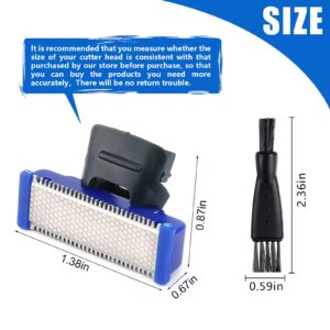 Shaver Replacement Head 6PCS Compatible With Microtouch Solo 2PCS Shaver Clean Brush With Box (6PCS)