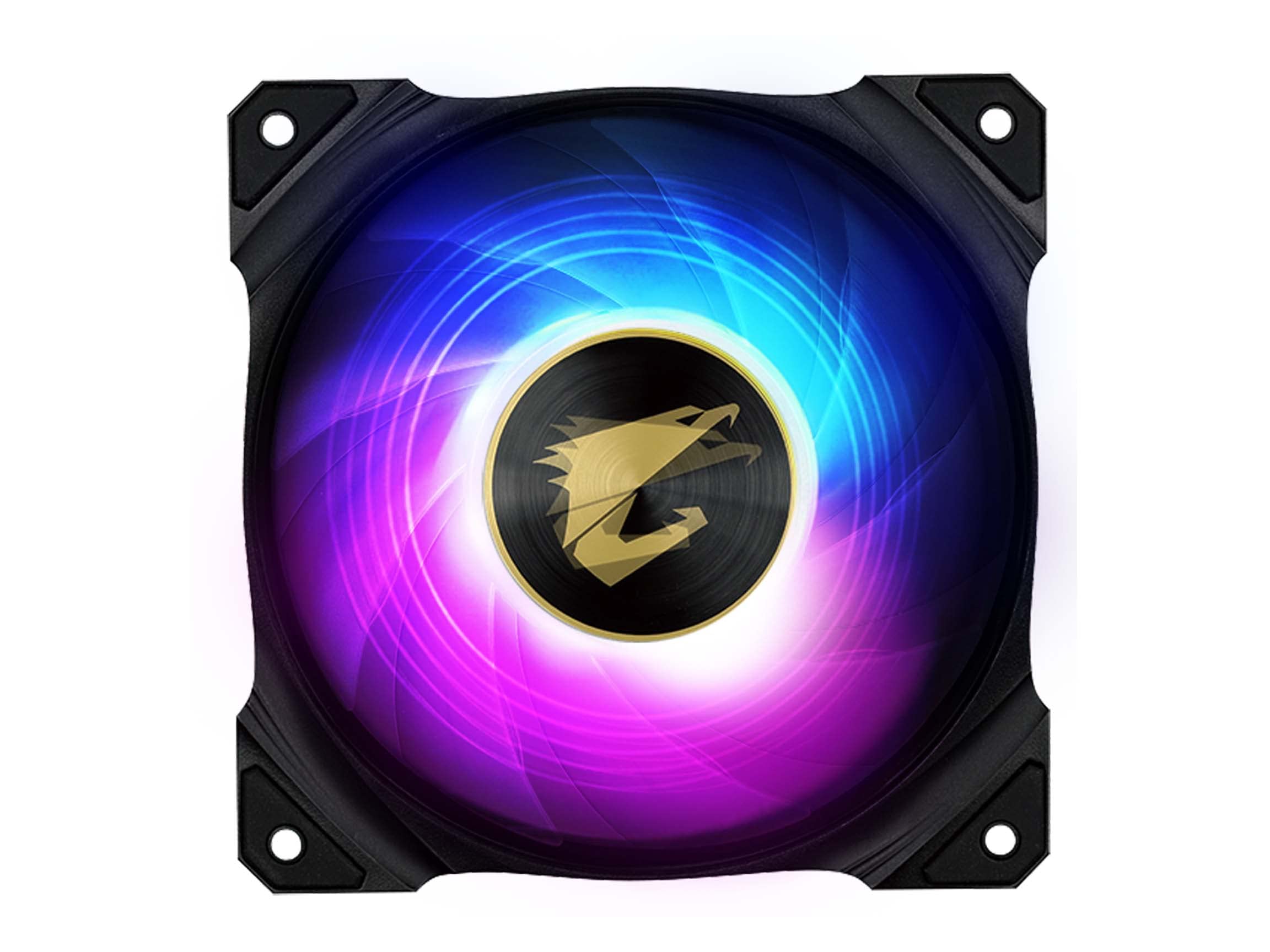 Gigabyte AORUS 120mm Sleeve Bearing ARGB Computer Case Fan, Black