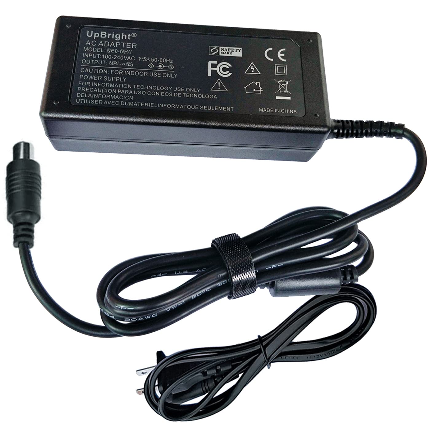 UpBright AC/DC Adapter Compatible with Jackery Explorer 1500 E1500 JSG-1500B JSG1500B 1500W Portable Power Station 1534.65Wh 1488Wh 60.9AH 25.2V Lithium-ion Battery 12-30V 12V - 24V Supply Charger PSU