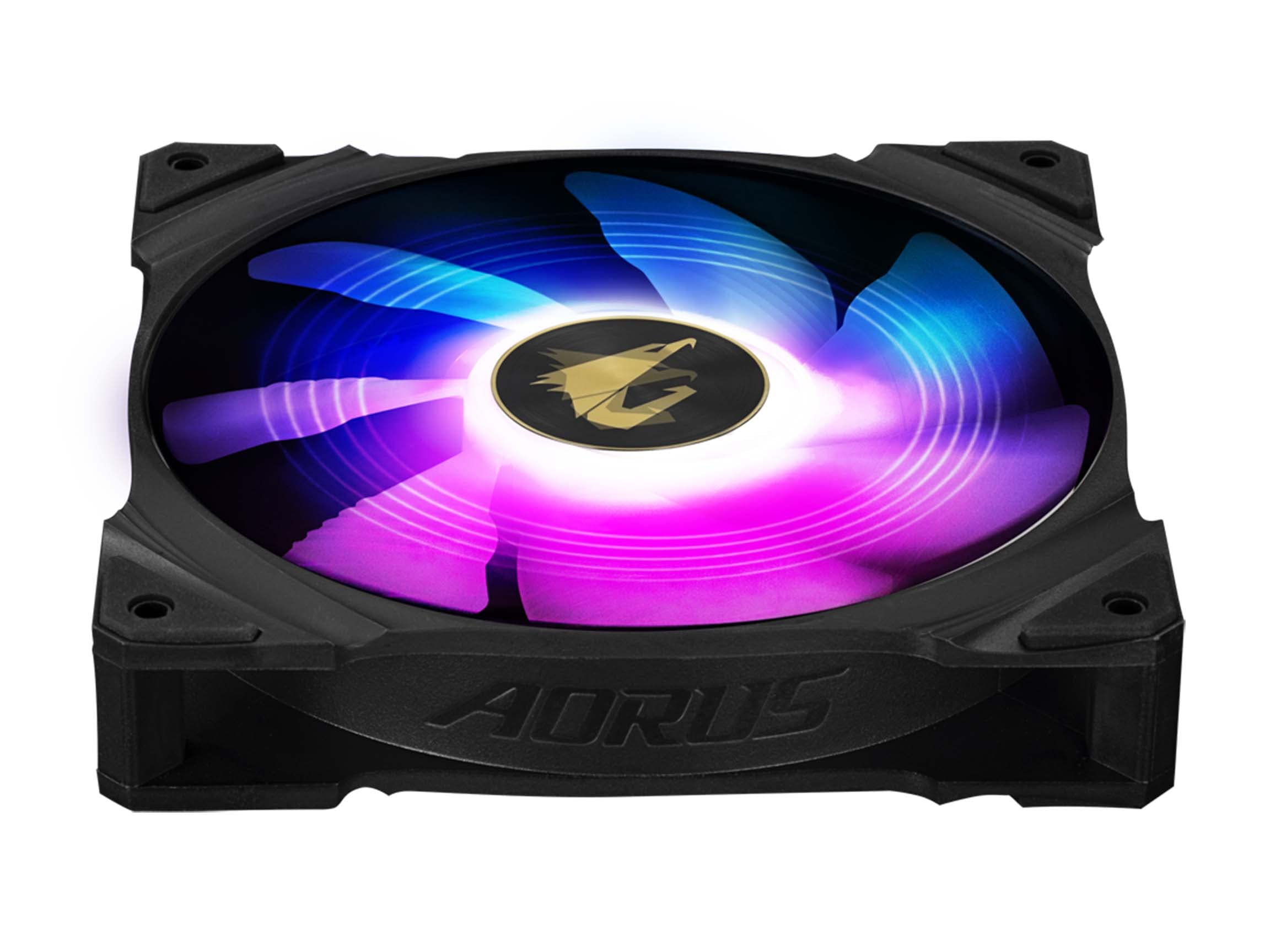 Gigabyte GP-AR140RFAN - AORUS 140mm Sleeve Bearing ARGB Computer Case Fan, Black