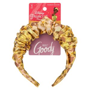 goody ouchless headband for all hair types - disney princess, tiana - comfort fit for all-day wear - beautiful design for instant style - pain-free hair accessories for women, men, boys & girls