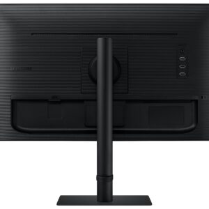 SAMSUNG S80A Series 27-Inch 4K UHD (3840x2160) Computer Monitor, HDMI, DP, USB Hub with USB-C, HDR10 (1 Billion Colors), Built-in Speakers, Fully Adjustable Stand with Pivot (LS27A800UNNXZA) (Renewed)