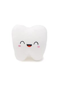 nerdbugs tooth plush- the molar the merrier! - dentist gift/oral surgeon gift/dental hygenist gift/ tooth fair pillow