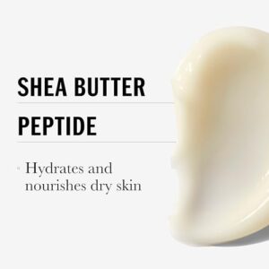 Olay Regenerist Shea Butter + Peptide 24 Rich Cream Face Moisturizer, Fragrance Free, 1.7 oz (48g)